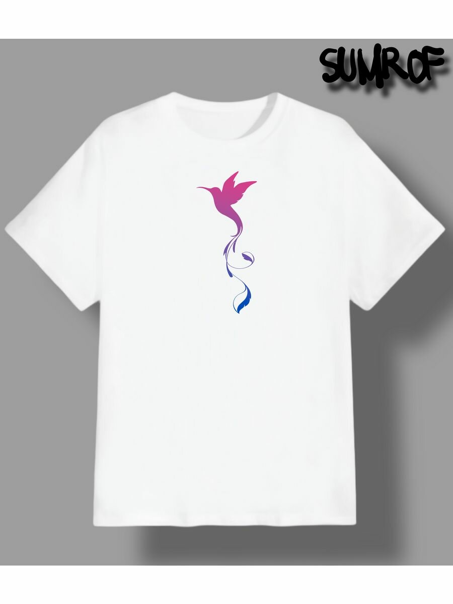 Футболка колибри птица