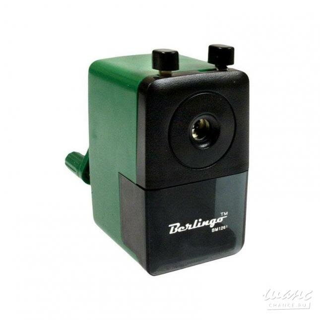 Точилка механическая BRAUBERG, металлический механизм, черный/бордовый, 222517