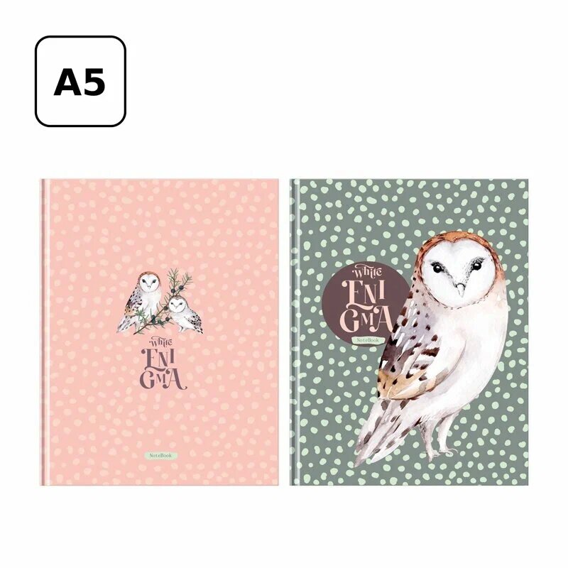 Блокнот BG White enigma, ББ5т80_лм 11156, А5, 80 листов, зеленая обложка