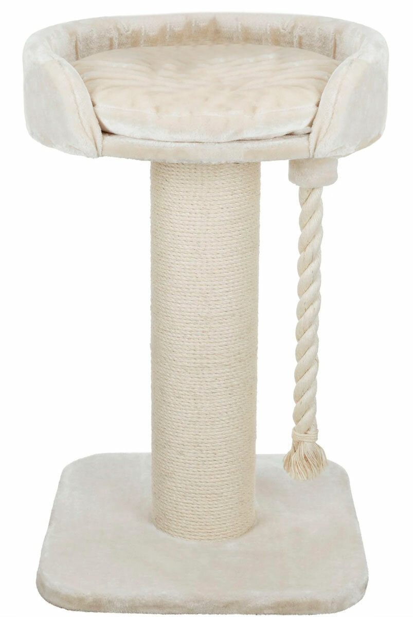 Домик когтеточка для кошек Trixie Klara XXL плюш кремовый 100 см (1 шт)