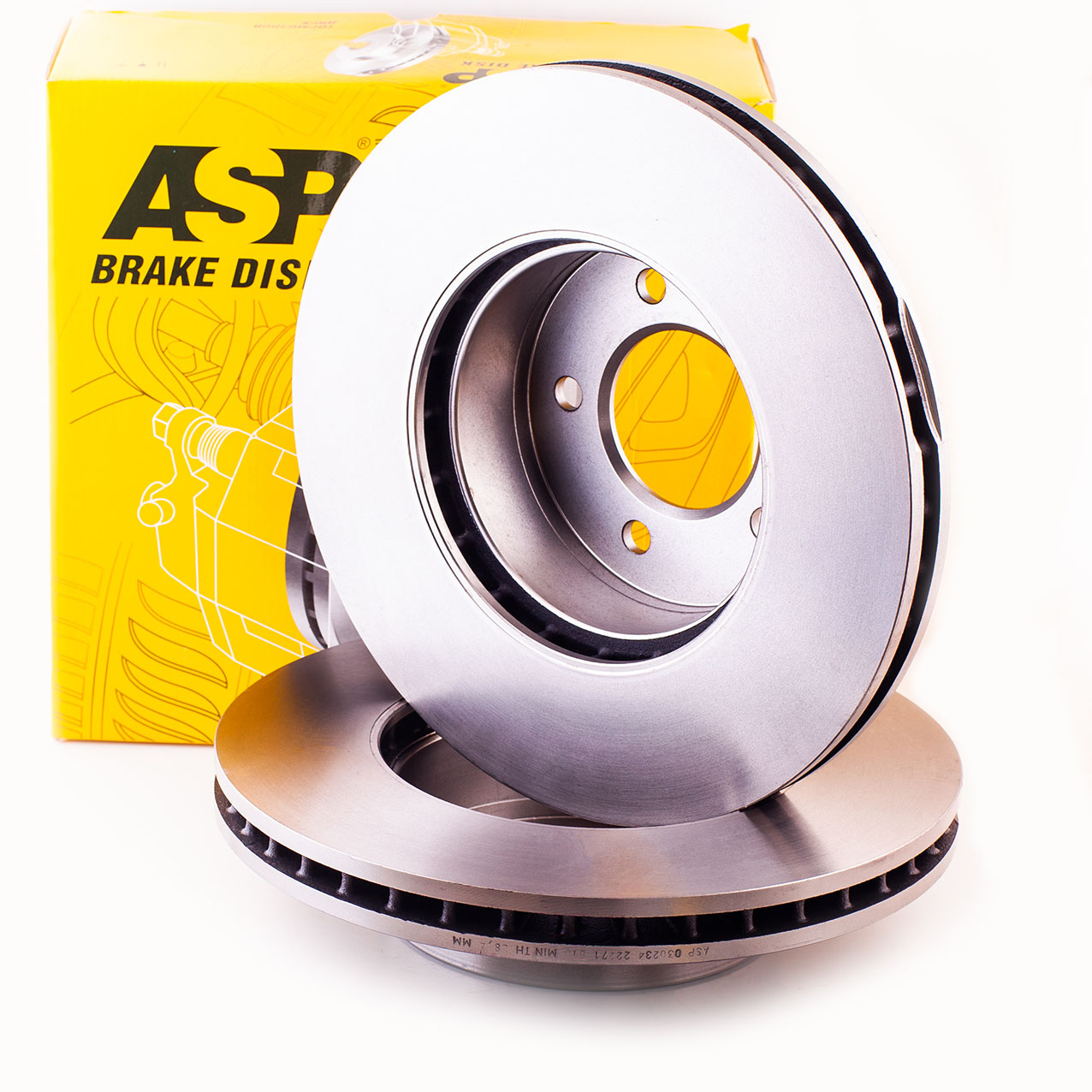 ASP 030234 (030234_A0P / 34116753221) диск тормозной BMW (БМВ) e60 04- передний вентилируемый