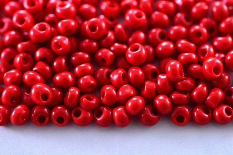 Бисер японский TOHO Magatama 3мм #0045 красный перец, непрозрачный, 5 грамм