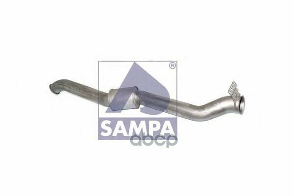 Труба глушителя! выхлопная 5-изг с бачком Scania 94/114/124/144/164 SAMPA арт. 041225
