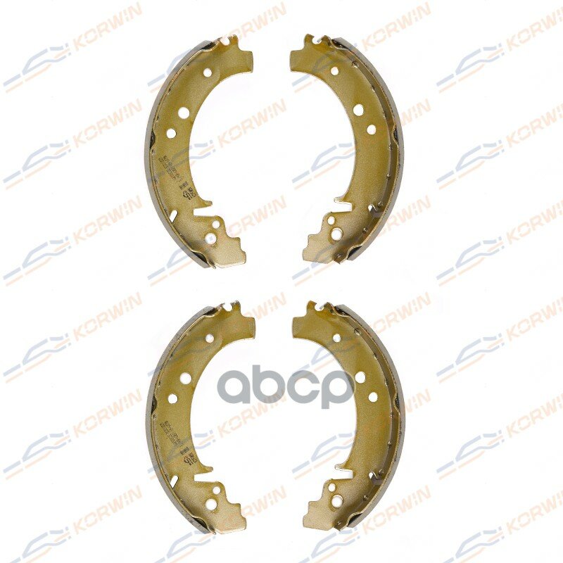 Колодки торм. барабанные зад. ECOLine. Lada 2101-07/Niva (2121/2131)/Niva 2123 KORWIN арт. KWBS0002E