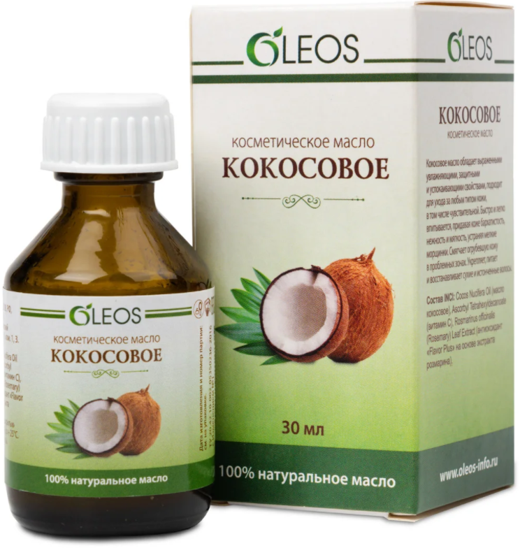 Кокосовое Масло Косметическое 30Мл