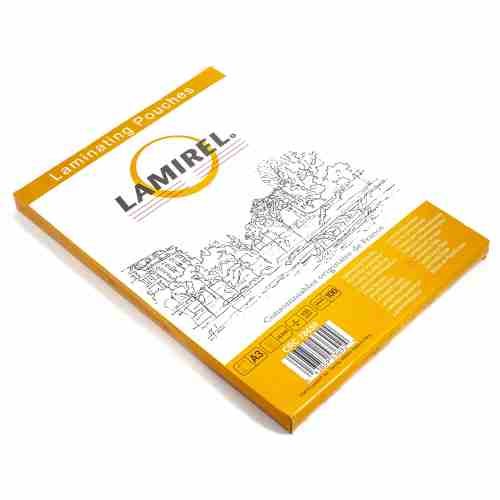 Плёнка для ламинирования Lamirel 216*303/100мкм 100л Glossy