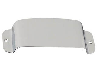 Крышка для бас-гитарного звукоснимателя HOSCO PF-C, хром