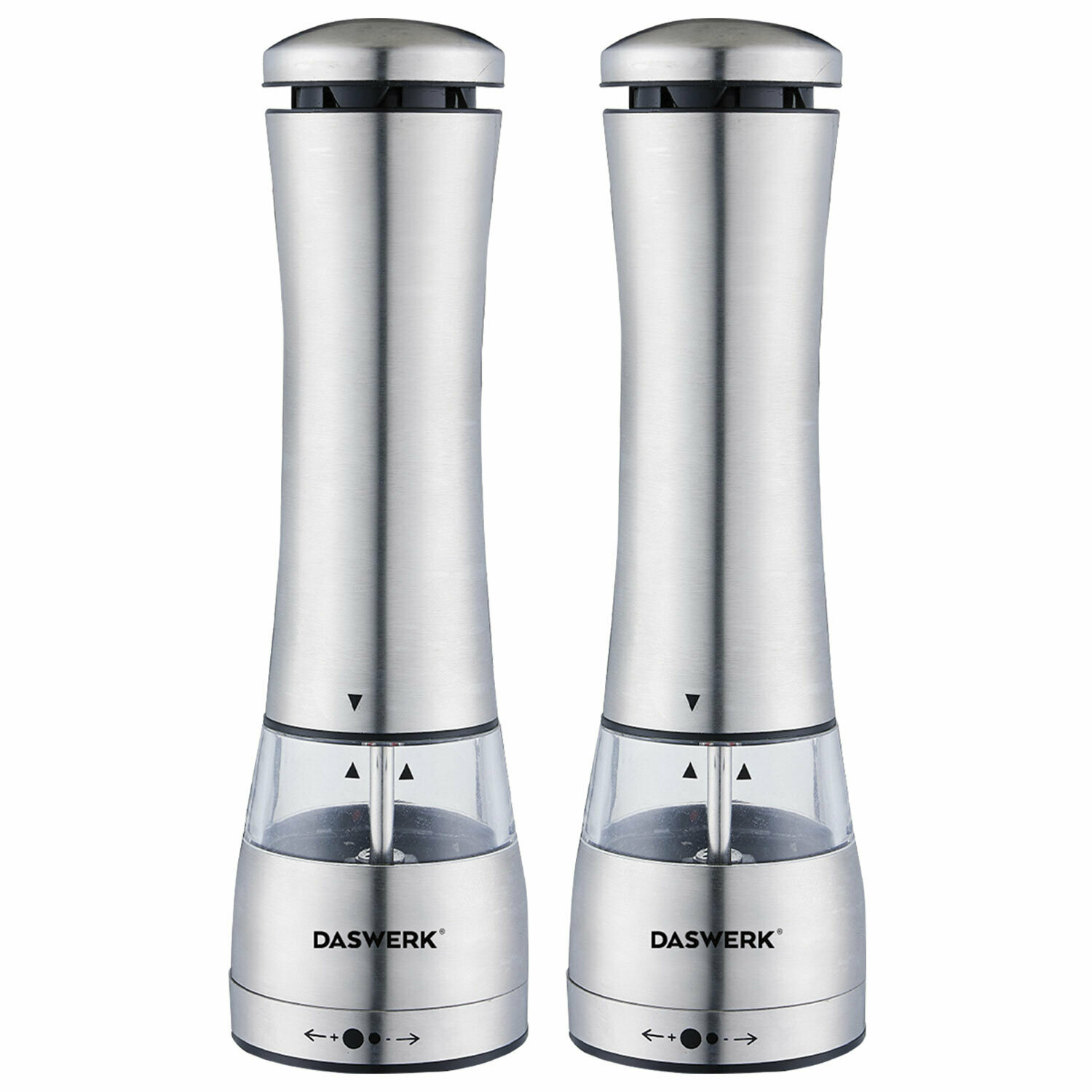 Набор мельниц для соли и специй электрические с подсветкой, 2 шт, PM-4, DASWERK, 456622