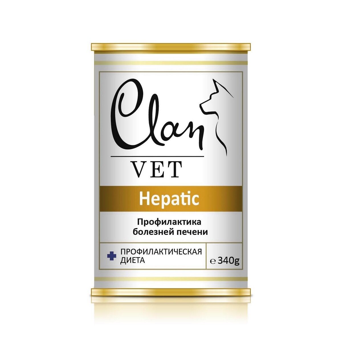 CLAN VET HEPATIC диетические консервы для собак Профилактика болезней печени 340г (6 банок)