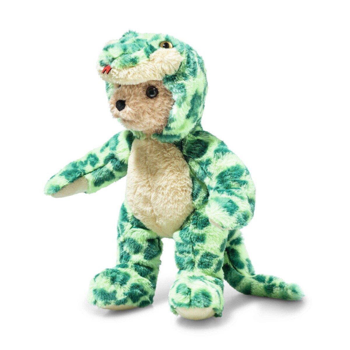Мягкая игрушка Steiff Hoodie-Teddy bear snake (Штайф Мишка Тедди в худи змеи, 27 см)