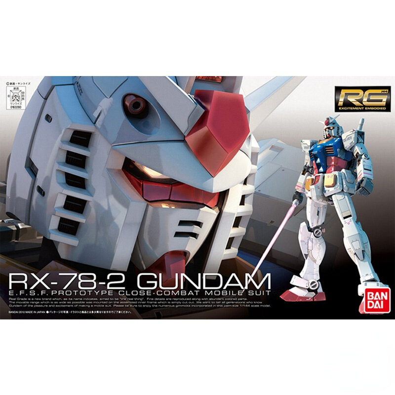 Фигурка Bandai RG Gundam 1/144 RX-78-2 rx78 Gundam