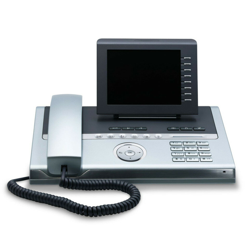 Unify OpenStage 80T silver blue системный телефон ( L30250-F600-C113 )