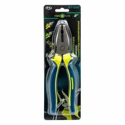 Плоскогубцы комбинированные 8" (200мм) FORSandTUNE в блистере