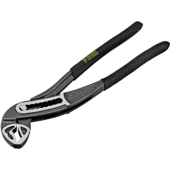 Denzel Клещи переставные, обливные рукоятки, 180 мм, , 17901