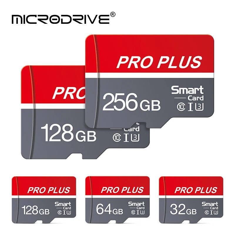 MicroDrive microSD карта памяти 256GB Class 10