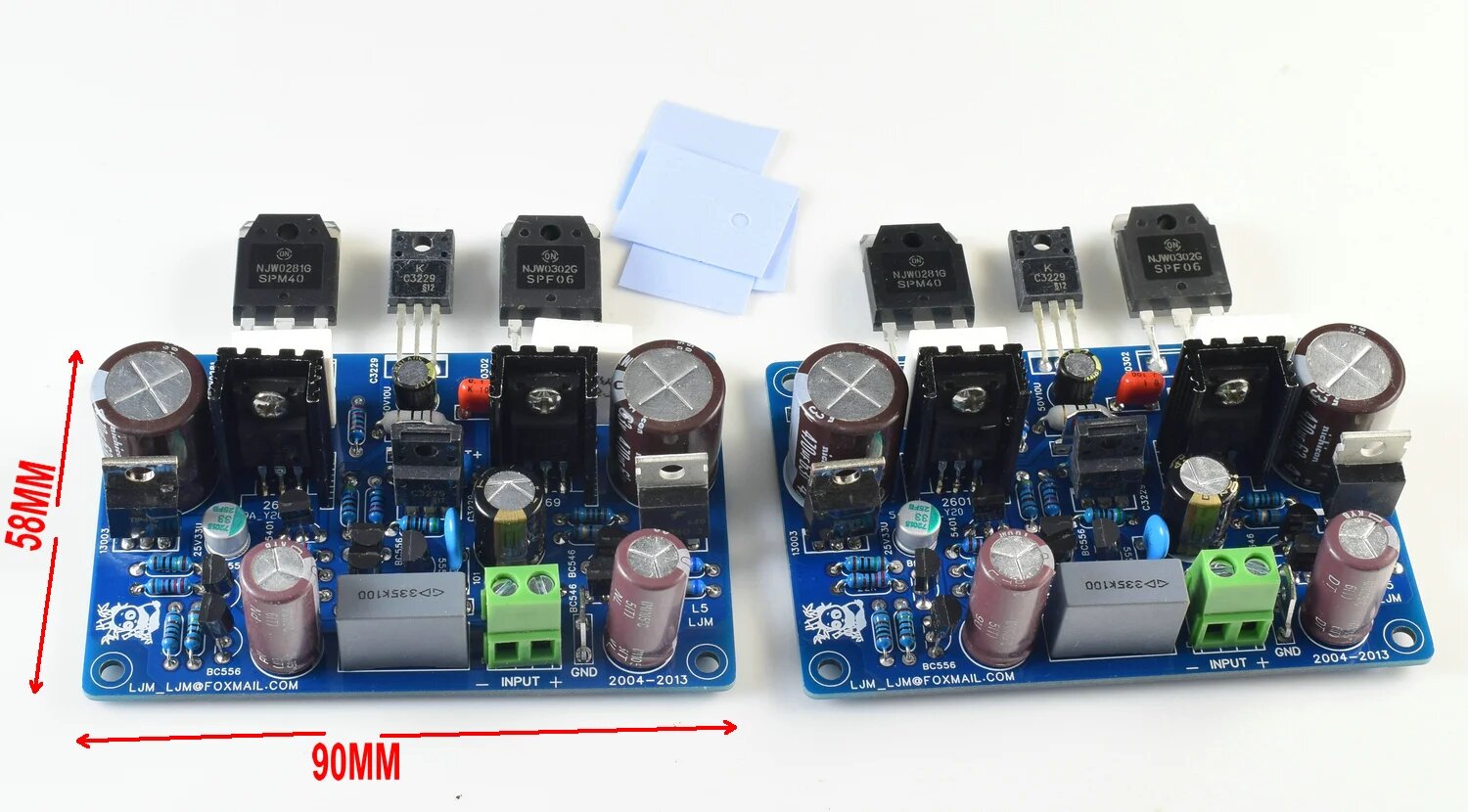 ERISU AUDIO DIY 200 Вт класс B Hi-Fi усилитель 2 шт. Finished board 2 pcs