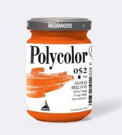 Краска акриловая MAIMERI Поликолор оранжевый яркий