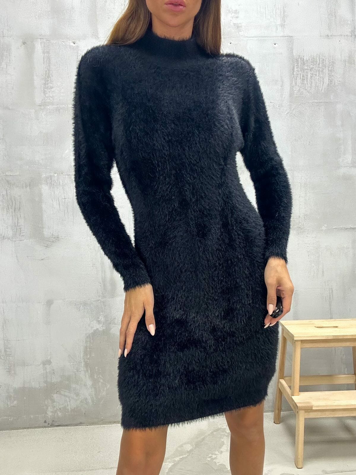 Платье Альпака травка