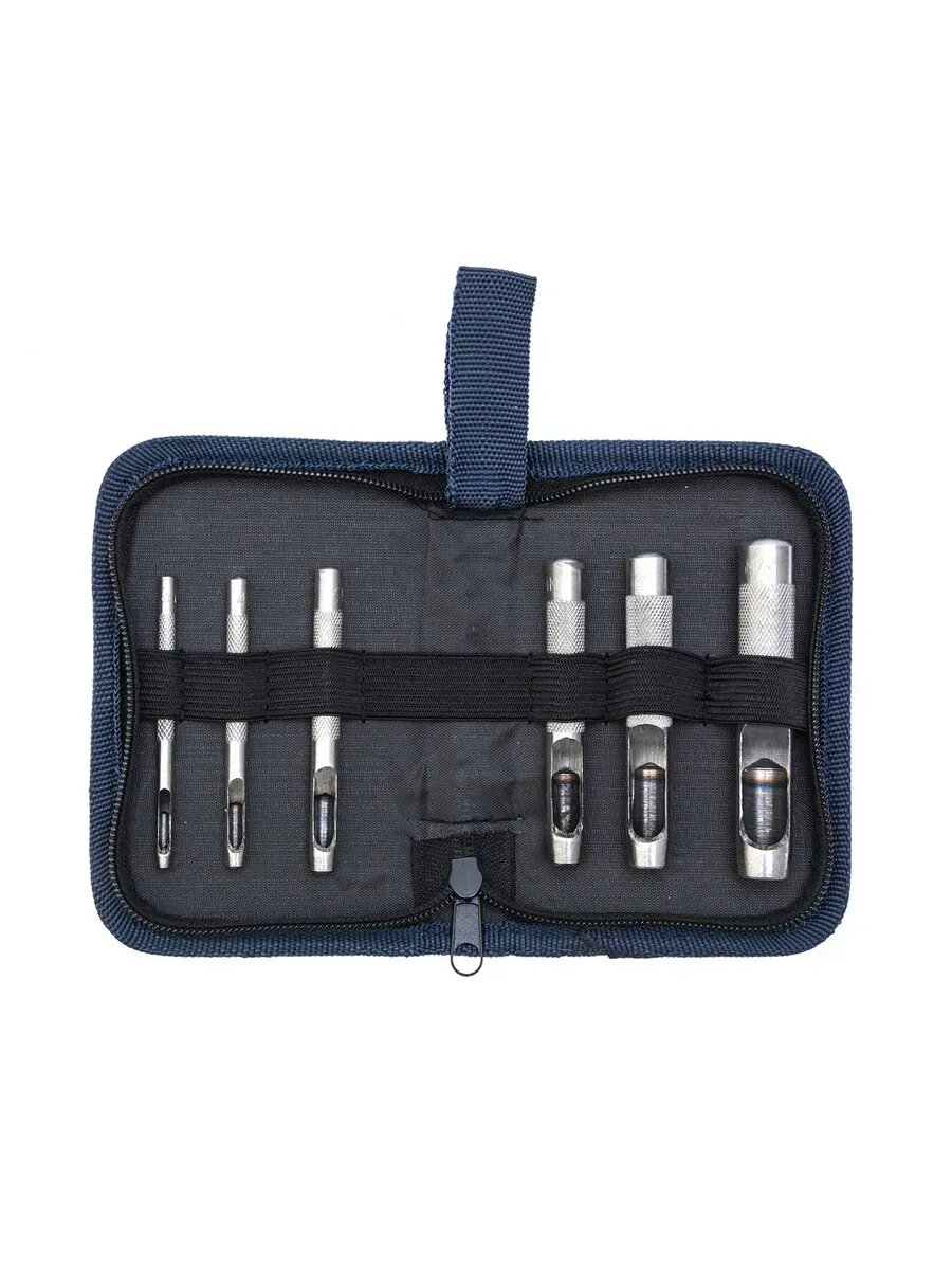 Набор пробойников для кожи 2-13 мм, 9шт. СИБРТЕХ 18309