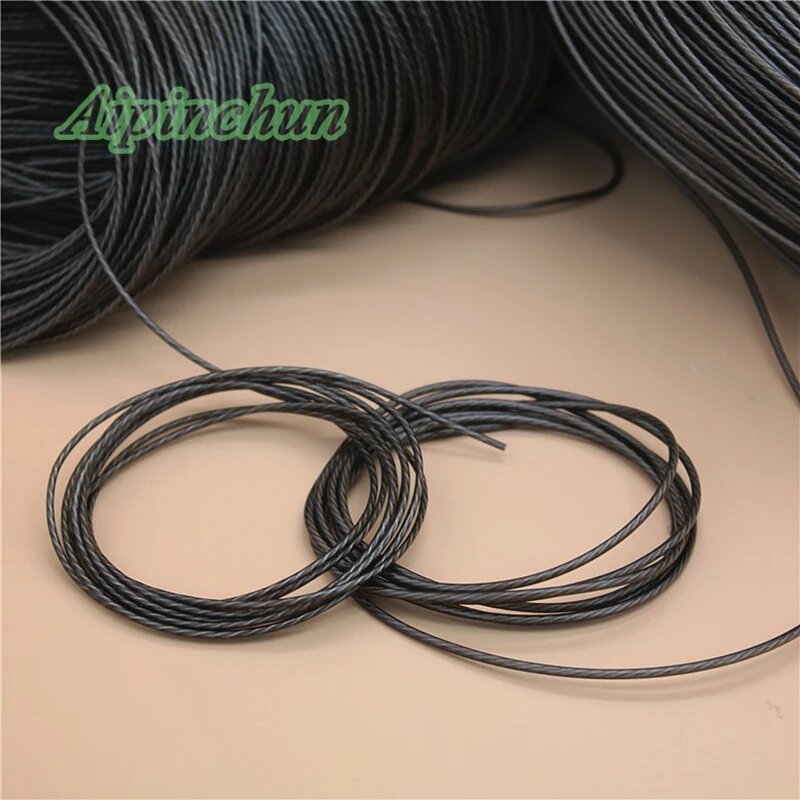 Aipinchun DIY Серый аудио кабель для наушников Ремонт Замена наушников посеребренный OCC 4-жильный провод 100 см A14
