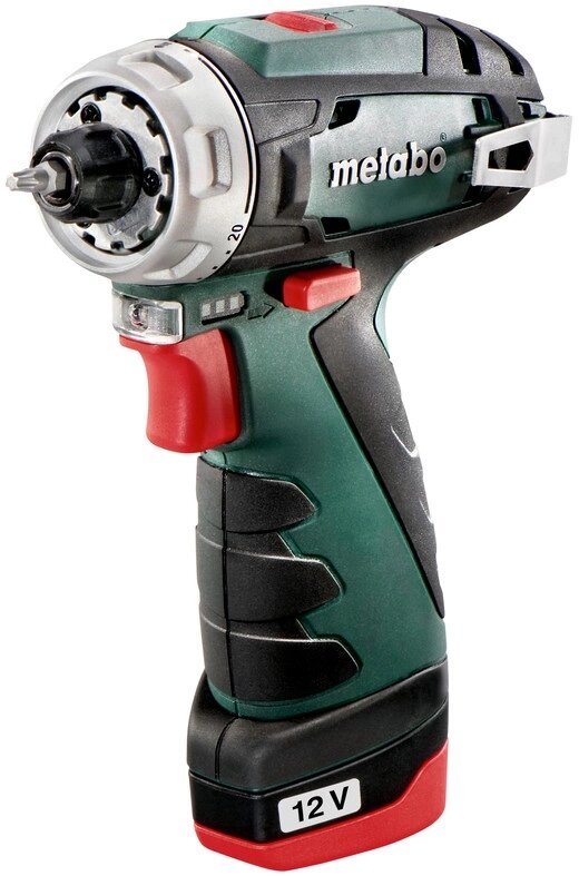 Дрель-шуруповерт Metabo Powermaxx BS Basic Set (600080710) аккумуляторная, быстрозажимной патрон