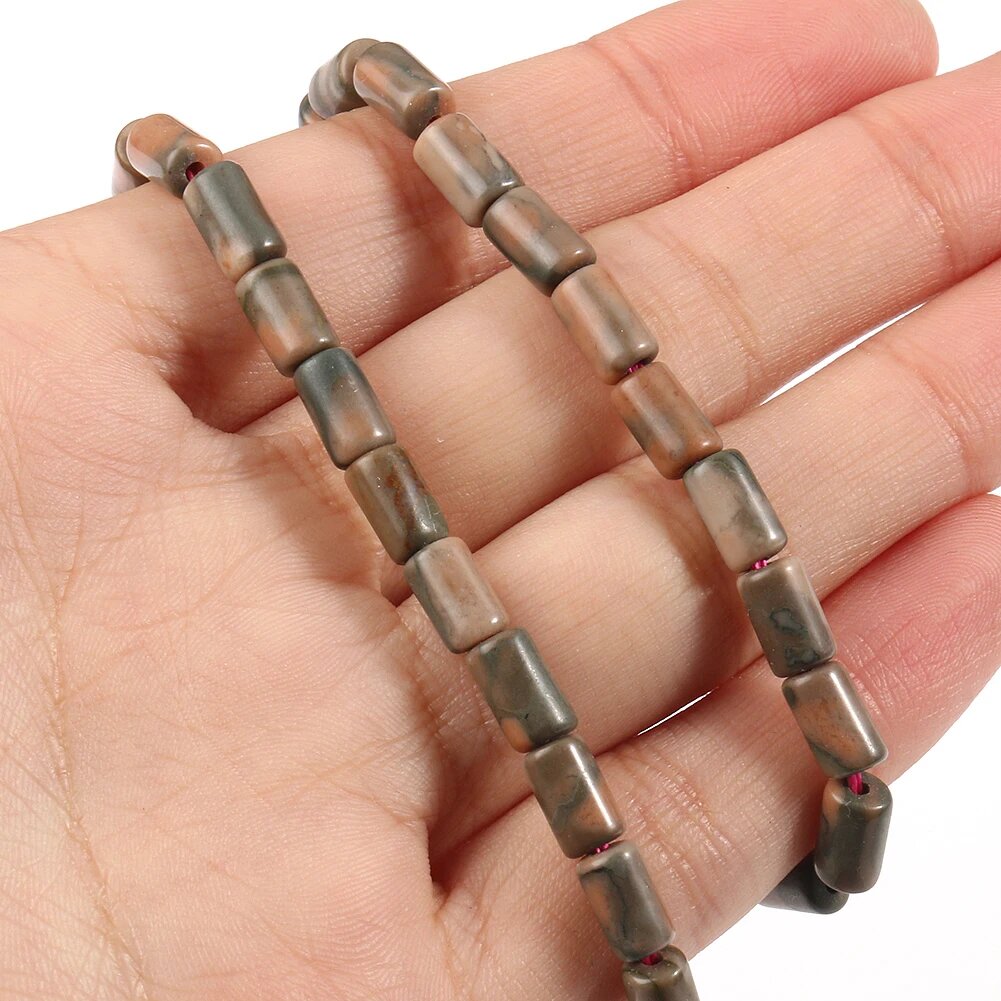 Натуральные бусины Агата, Аметист, Родонит 5*8 мм xilitata Rhodonite