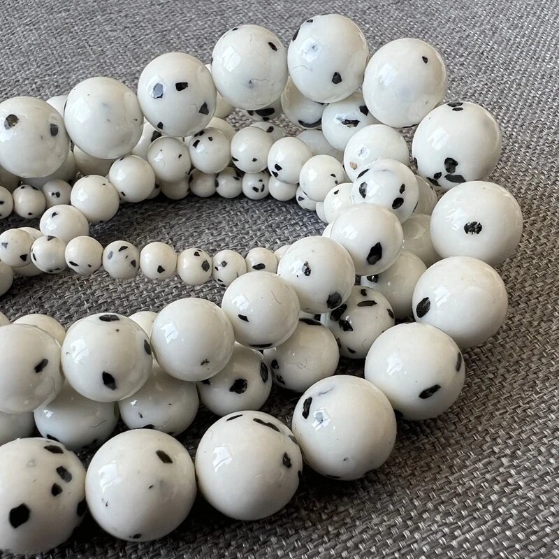 Белые бусины Jasper Verkadebeads 16 дюймов 4-12 мм 4mm about 89-95pcs