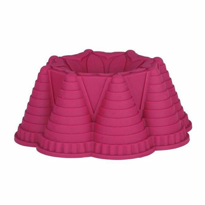 Форма для выпечки "Кекс с отверстием", высокая, силикон, d-21,5см, h-9см