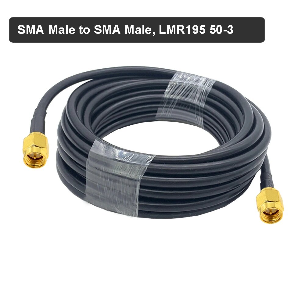 BEVOTOP LMR195 Коаксиальный кабель SMA-SMA 2M, SMA M to SMA M