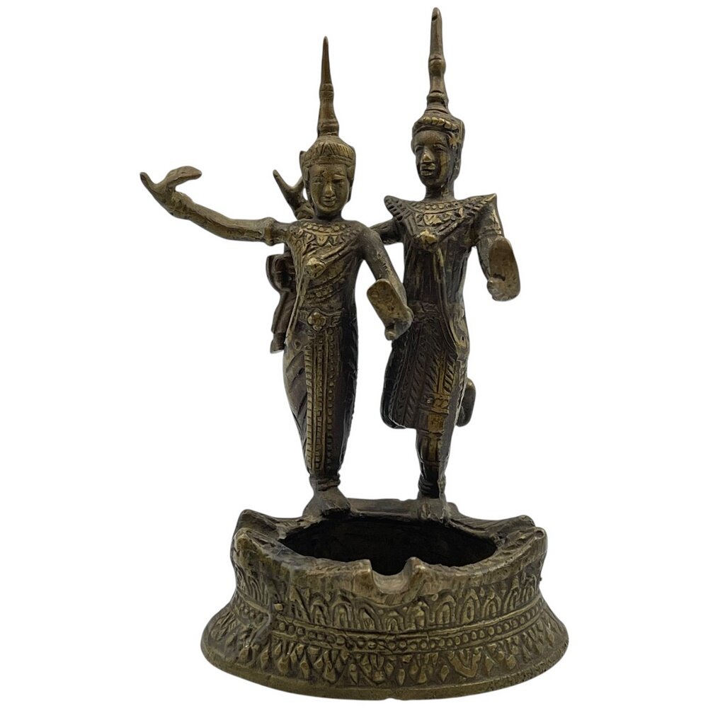 Латунная пепельница "Апсары" 1940-1960 гг. Индия