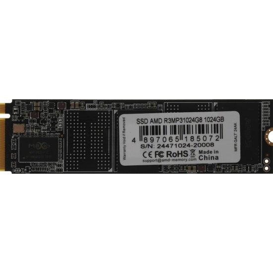 Накопитель SSD Amd Radeon R3 PCIe NVMe 3.0 x4 M.2 2280 1TB