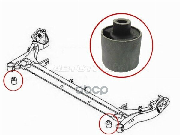 Сайлентблок балки Mazda Demio 96-02 Sat арт. ST-D201-28-460B