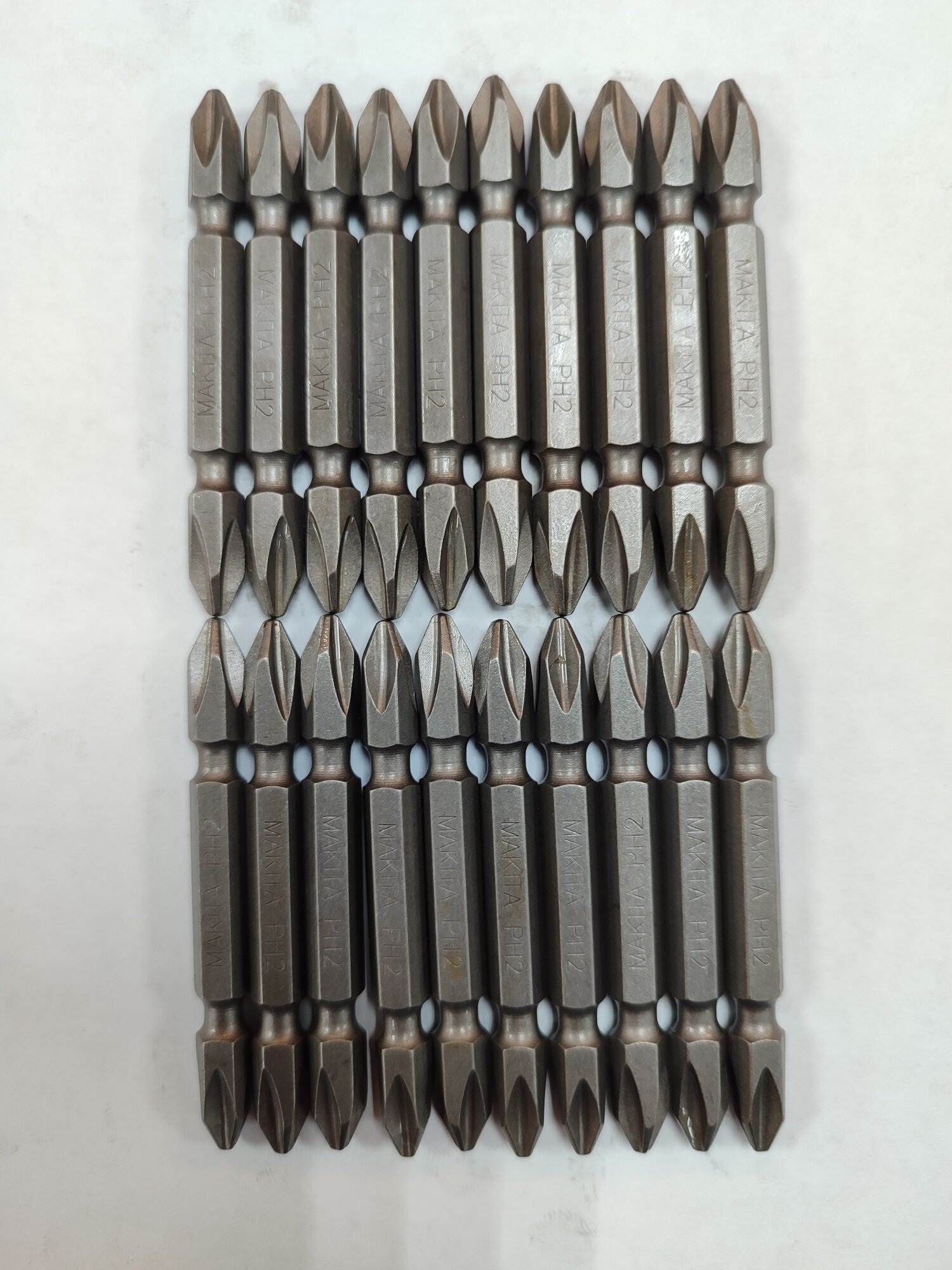 Бита Makita PH2 длина 65мм для шуруповерта арт 784203-1 20 штук в комплекте