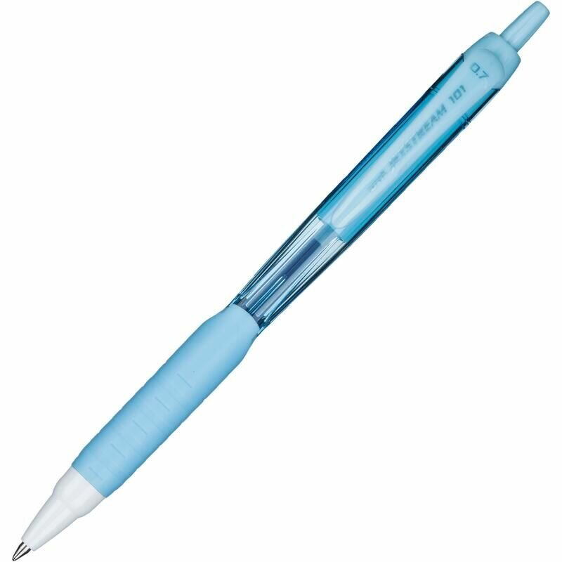 Ручка шариковая автоматическая Uni Mitsubishi Pencil "Jetstream" синяя 0. 7мм голубой корпус (SXN-101-07FL/138587)