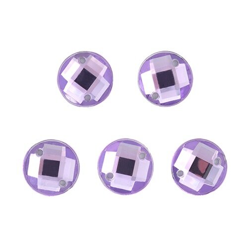 Стразы Magic 4 Hobby пришивные, акриловые, 8 мм, круг, цвет 05, сиреневый, 250 шт (MG. E.08.05.03)