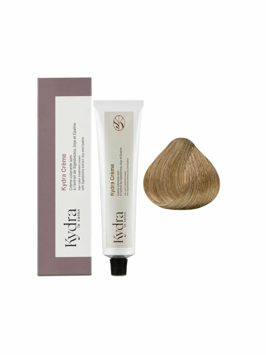 9/21 Краска для волос KYDRA CREME VERY LIGHT PEARL ASH BLONDE, 60 мл