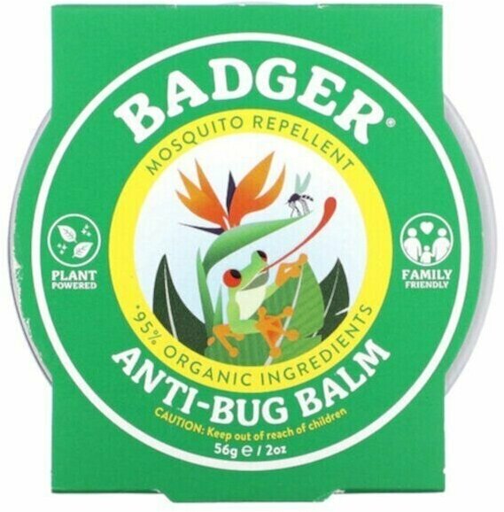 Badger Company, Anti-bug Бальзам для защиты от насекомых с цитронеллой и розмарином, 56 г