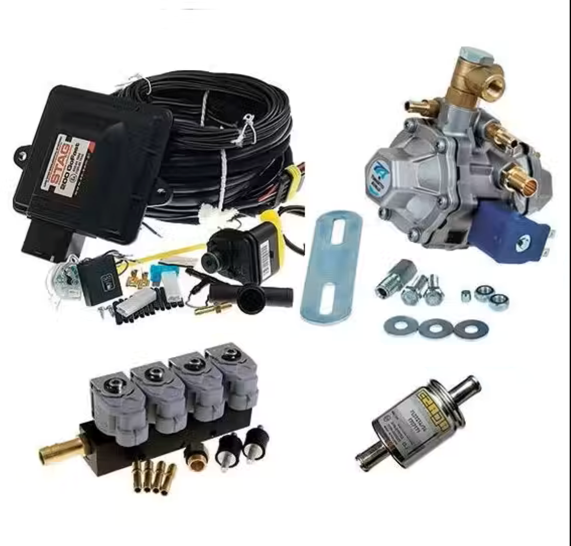 Комплект ГБО для Метана (4 цил): GoFast, AT12, Valtek, CZAJA (оригинал)