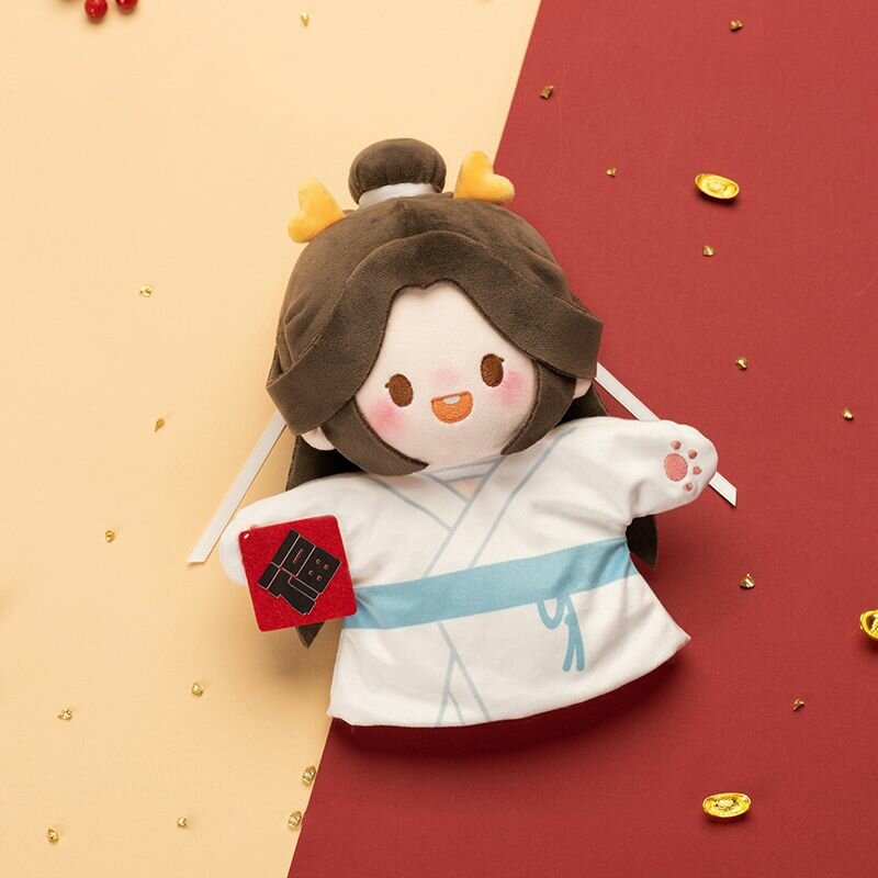 20cm, белый, кукла-перчатка, Се Лянь Xie Lian, Hand Puppet, Благословение Небожителей, Tian Guan Ci Fu, Heaven official's blessing
