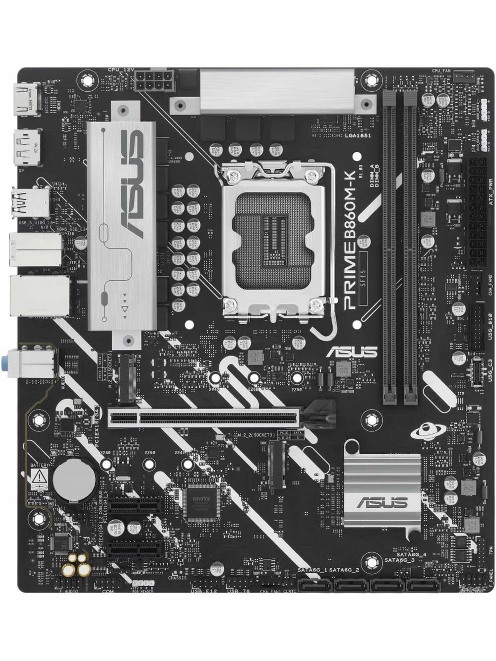 Материнская плата ASUS PRIME B860M-K (90MB1JT0-M0EAY0), официальная гарантия