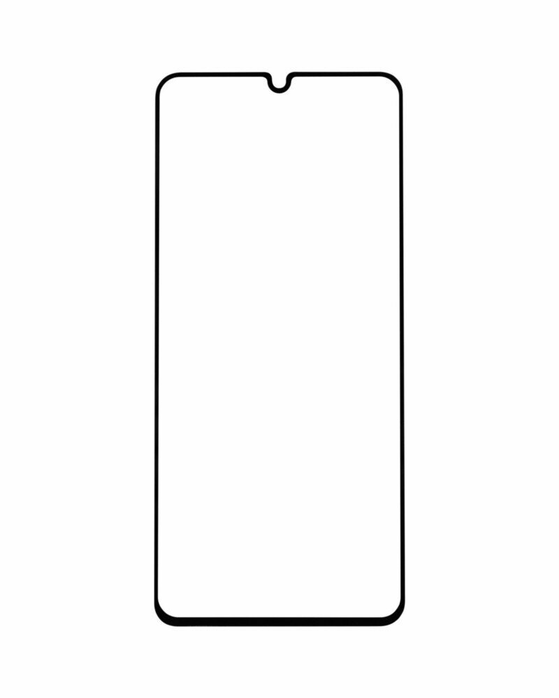 Защитное стекло для ZTE Blade 20 Smart полное покрытие (полноэкранное) черное