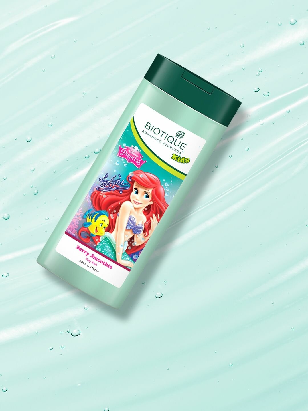 Детский гель для душа Ягодный смузи Berry Smoothie Princess Body Wash Kids Biotique 180 мл
