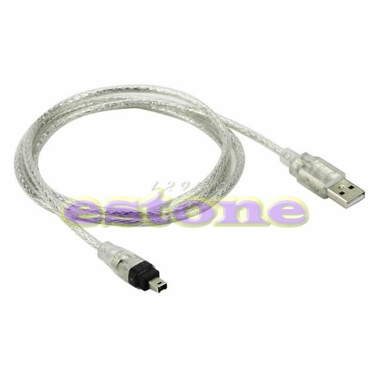 5 футов USB-Firewire iEEE 1394 4-контактный кабель-адаптер iLink