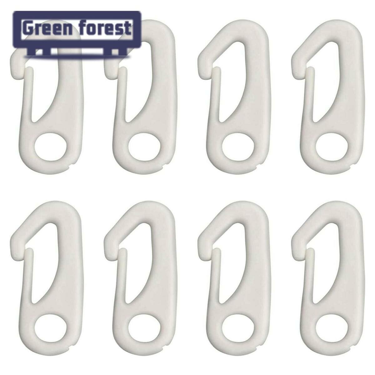 Зеленый лес Зажимы для флагштока Простые в эксплуатации Крепления для флагов Карабины Крепеж