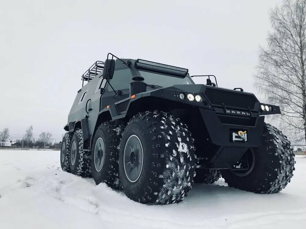 Xiaomi YouPin Машинка металлическая Вездеход 8х8 Shaman total black 1:24 длиной 23 см, Коллекционная модель машины для взрослых, Игрушечный автомобиль с звуковыми и световыми эффектами для детей