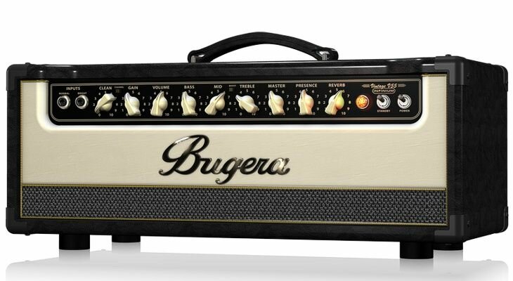 Bugera V55HD INFINIUM ламповый гитарный усилитель "голова" 55Вт, 2 канала, ревербератор, переключатель 4,8,16 ом