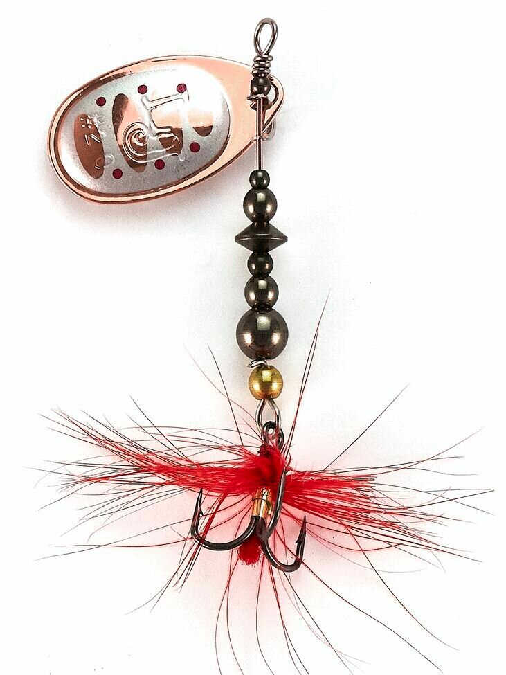 Блесна вращающаяся LUCKY JOHN BONNIE BLADE 2, расцветка 007, вес 4,3 г, размер #2 / Блесна для рыбалки на щуку, окуня