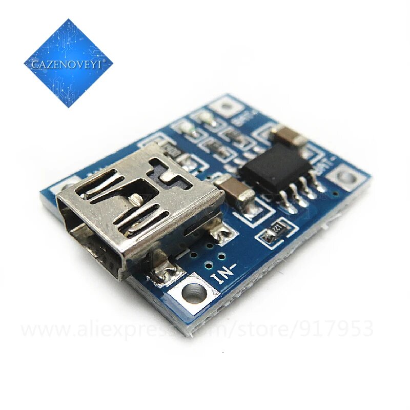 5pcs/lot TP4056 1A Mini Port Mike USB Lipo Battery Charging Board Charger Module lithium battery DIY In Stock