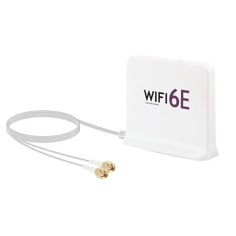 Беспроводная антенна Wi-Fi 2.4G 5.8G 6G 10dBi White