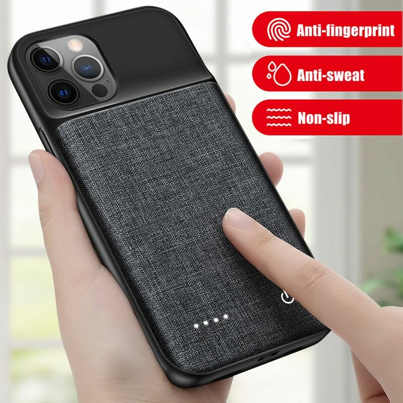 Чехол-аккумулятор для iPhone 15 Pro Max Внешний аккумулятор Power bank чехол для телефона, Fraternize 6000мАч